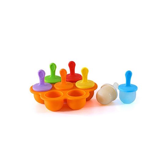 Silicone Mini Ice Pops Moule Crème Glacée Boule De Sucette Maker ...