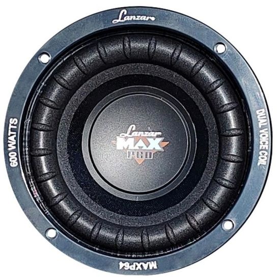 1 subwoofer LANZAR MAX PRO MAXP64 6,5" 16,5 cm 165 mm 300 watt rms 600 ...