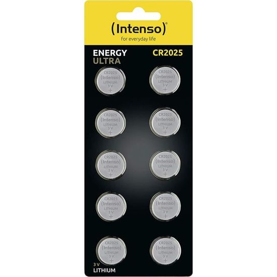 Intenso Energy Ultra Lot de 10 Piles Bouton au Lithium CR202525 - Cdiscount Jeux - Jouets