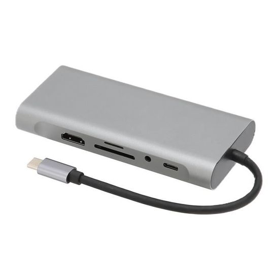 Dock d'extension 11 en 1 - SURENHAP - Type C - 87W - Aluminium ...