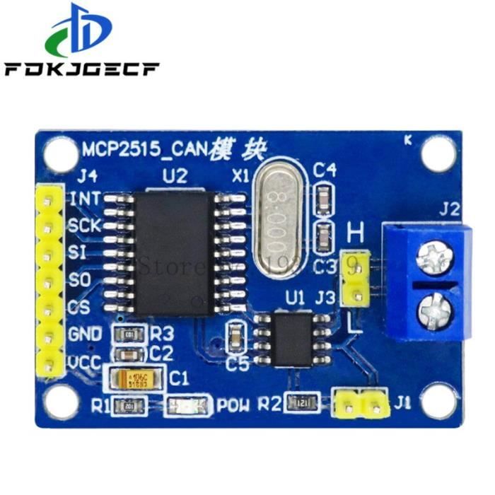 Carte de pilote de Bus CAN MCP2515 TJA1050, récepteur SPI pour 51 MCU, Module d'interface de ...
