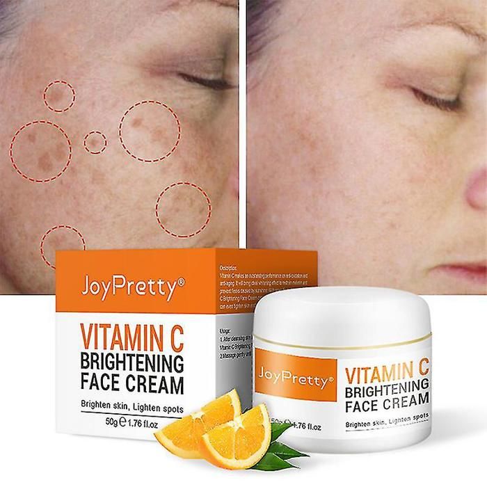 Crème visage Vitamine C Crème Éliminer les taches sombres Blanchiment ...