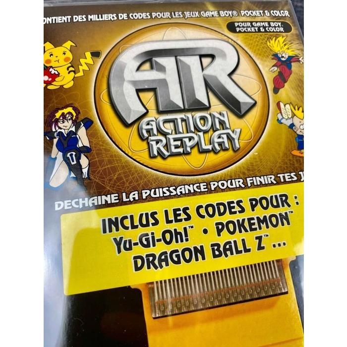 AR Action Replay GBC Gameboy Color & Pocket - Codes Pokemon, DBZ ...
