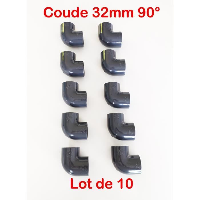 lot de 10 tubes pvc evacuation