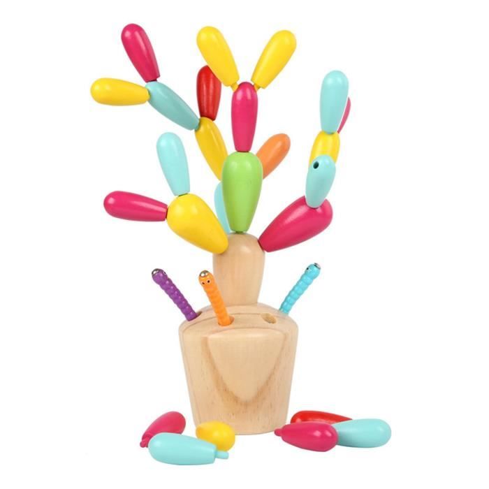 Jouet Montessori pour tout-petits Plan Balancing Cactus - Jouets ...