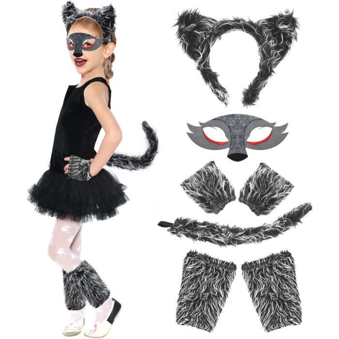 Loup Oreilles Costume De Loup Déguisement Loup Masque Animal Bandeau ...