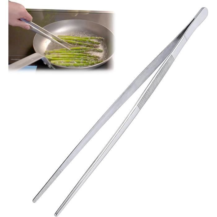Pincettes Cuisinier, Pince Precision Cuisine, Pince Cuisine Inox, 30Cm ...