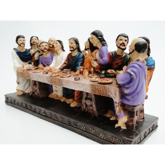 Figurine LA CENE icone religieux ‎la Sainte-Cène dernier repas de Jesus ...