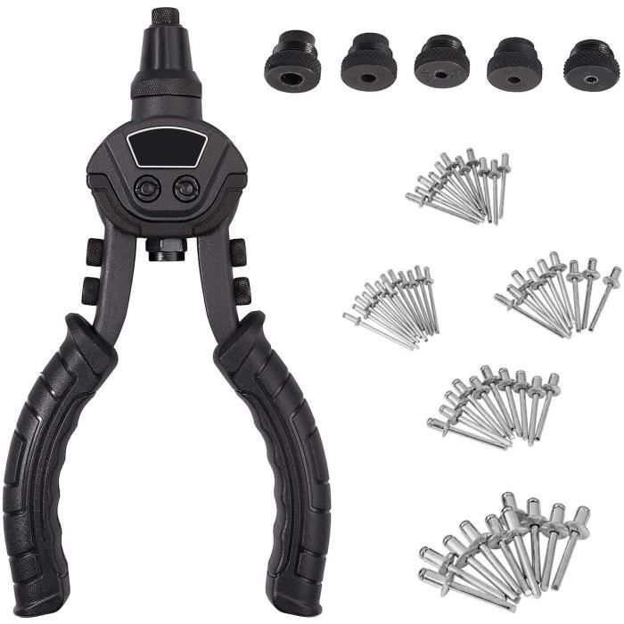 Proster Riveteuse a Main de 10 Pouces Pistolet a Rivets Robuste en ...