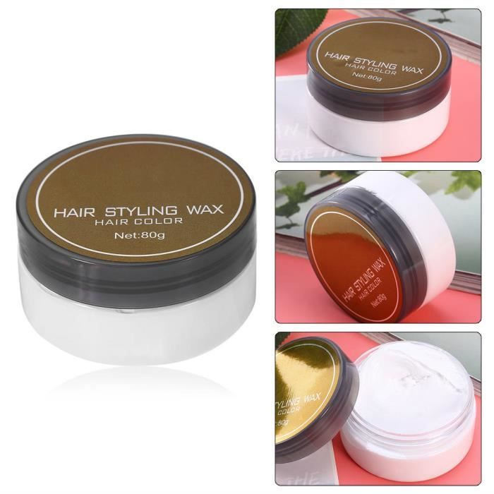 Cire coiffante Couleur des cheveux Cire Coiffure jetable Modélisation ...