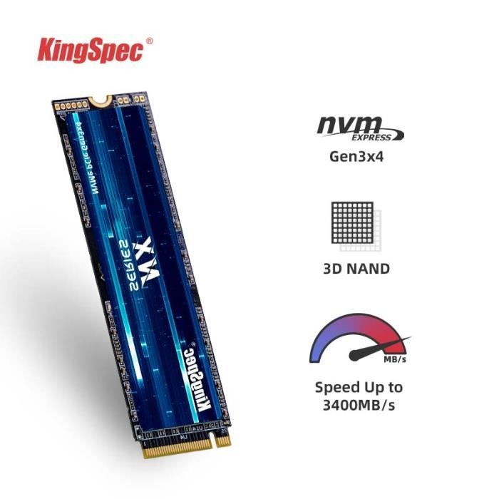 Kingspec – Disque Dur Interne Ssd Nvme M2 M 2 512 Pcie 256 Capacité De ...