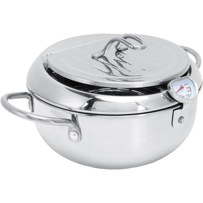 Friteuse Japonaise Tempura de 28cm, en Acier Inoxydable 201, avec ...
