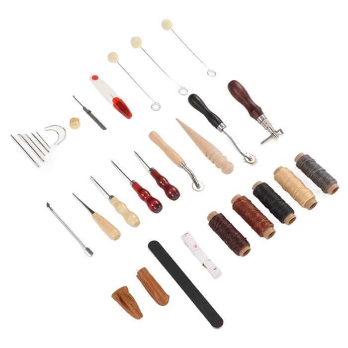 Outils du cuir Outils de couture en cuir, outils de travail du cuir ...