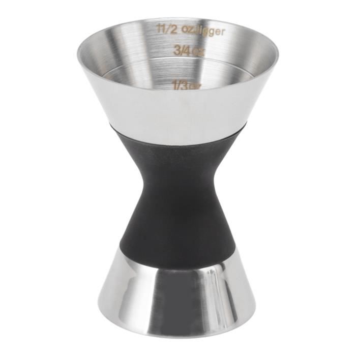 Fdit Doseur de barre Cocktail Jigger Double Face en Acier Inoxydable ...