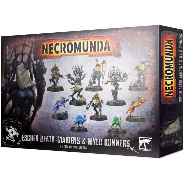 Figurine Games Workshop Necromunda : Escher: Death-maidens et Wyld ...