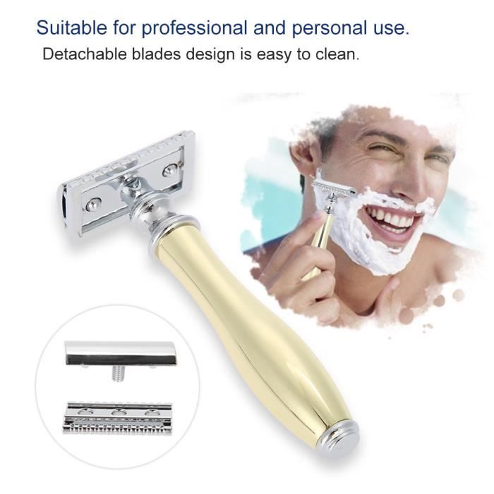 KIMISS rasoir de sécurité vintage Rasoir de sécurité classique à double ...