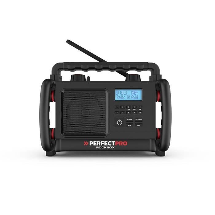 Radio de chantier rechargeable IP65 ROCKBOX Perfect Pro - Cdiscount ...
