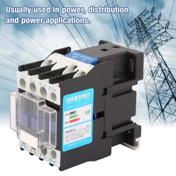 Contacteur électrique - SHIPENOPHY - CJX2-1801 - 220V - 18A ...