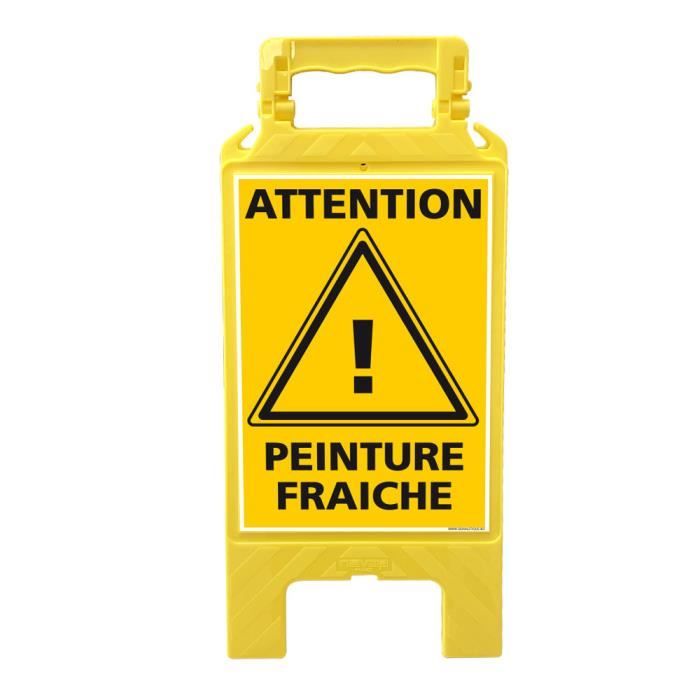 Chevalet de signalisation de DANGERAttention peinture fraîche - W0043 ...
