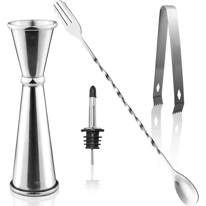Jigger Doseur Cocktail Double Doseur de Liqueur en Acier Inoxydable ...