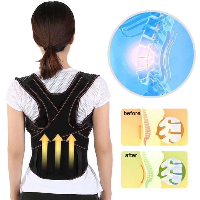 Body Posture Corrector Correcteur de posture du corps Ceinture de ...