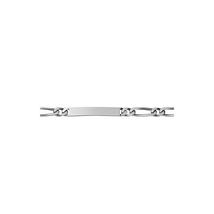 Gourmette Enfant Figaro argent vieilli 3mm Couleur - Resine Grenat ...