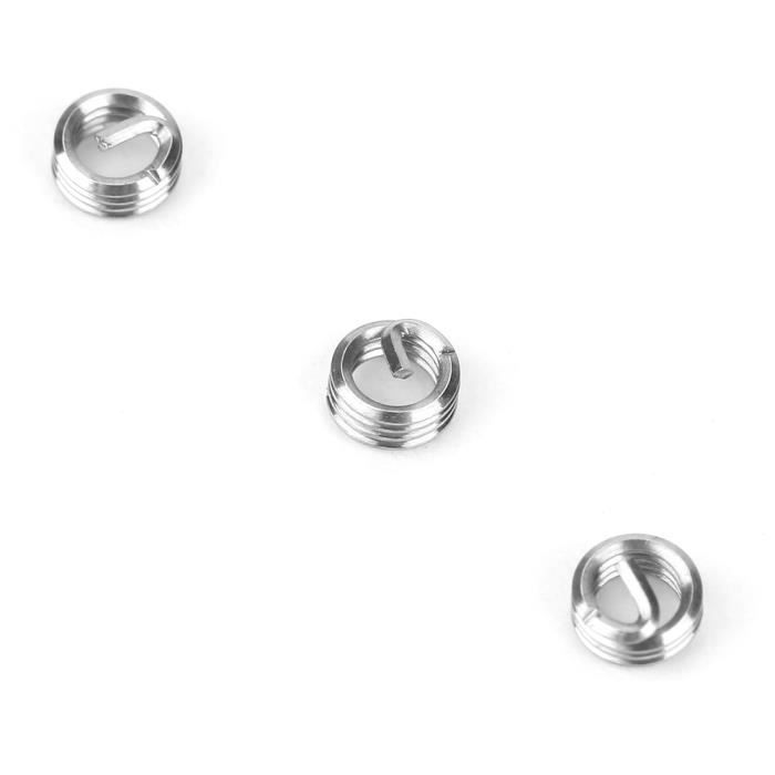 TMISHION Insert de réparation de filetage 100 pcs M3 Acier Inoxydable ...