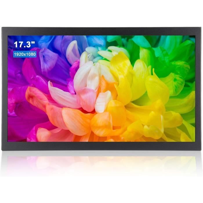 Moniteur Portable Écran 17 Pouces, Moniteur Industriel All-Hd 160° 16: ...