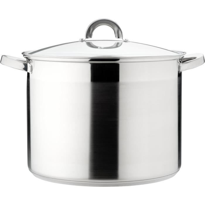 Ma De 19100 Inox Induction Faitout 20 L (Pot Marmite Avec Couvercle En ...