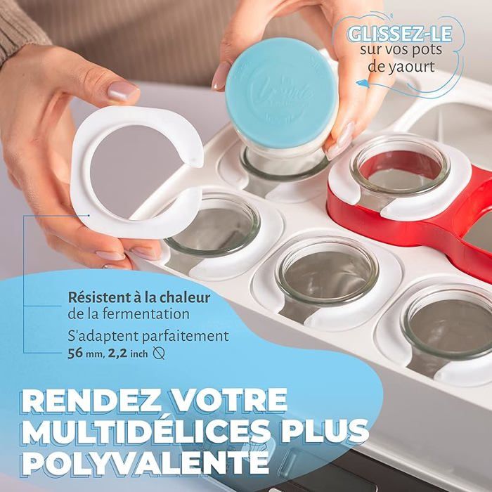 12 Adaptateurs SEB MULTIDELICES + 18 Couvercles pour Rendre Compatible ...
