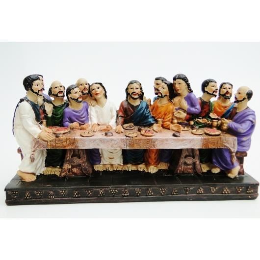 Figurine LA CENE icone religieux ‎la Sainte-Cène dernier repas de Jesus ...