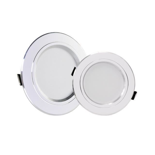 Downlight,Silver Body-9W-Cold white--Spot Lumineux Led Doré-argenté ...