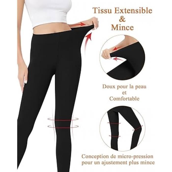 Collant Polaire Femme Hiver Effet Transparent 85g - Marque - Noir ...