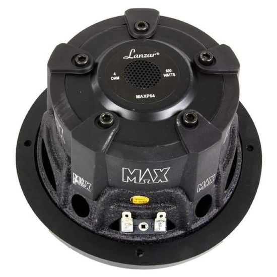 1 subwoofer LANZAR MAX PRO MAXP64 6,5" 16,5 cm 165 mm 300 watt rms 600 ...