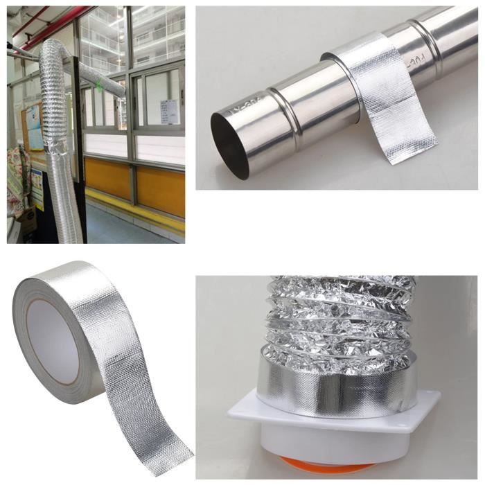 Ruban Adhésif Aluminium Bande D'Étanchéité En Aluminium Renforcé 5Cm × ...
