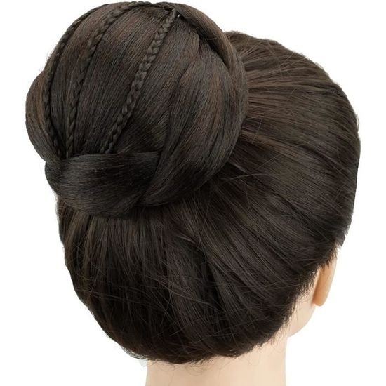 Postiche - Limics24 - Petite Taille Tressé Chignon Danseur Couverture ...