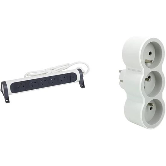 Rallonge Multiprise Rotative Avec 5 Prises De Courant Surface Et ...