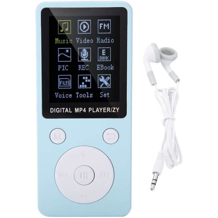 Lecteur MP3 Baladeur MP3 MP4 Portable Lecteur de Musique Vidéo E-Book ...