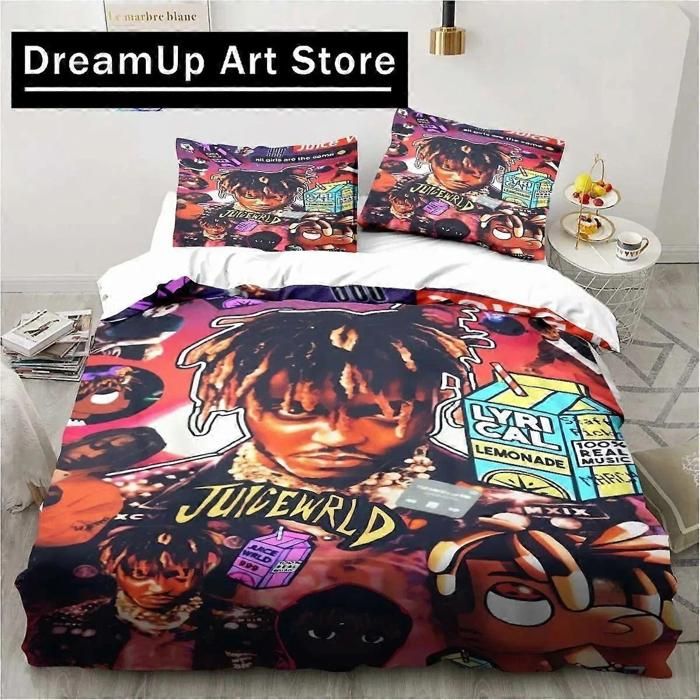 Draps de lit Rap Singer Juice Wrld Parure de lit Parure de lit Adulte ...
