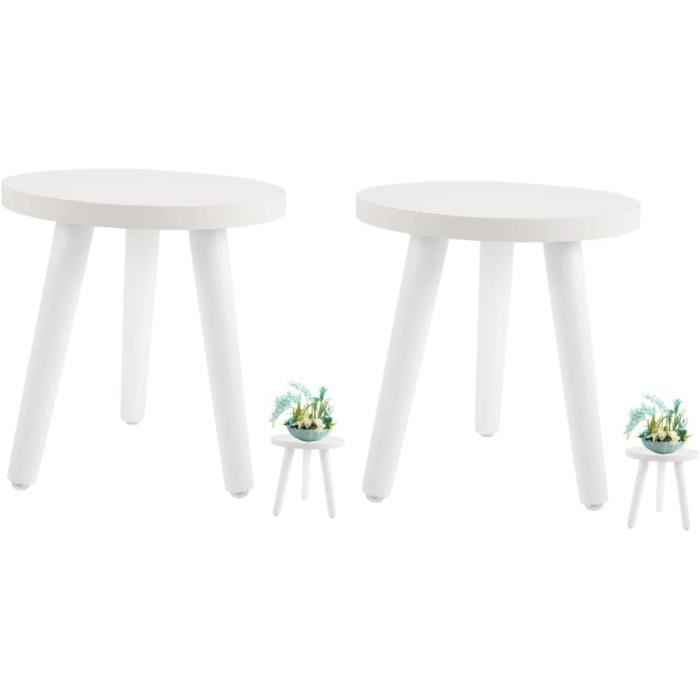 2Pcs Étagère De Jardinière Ronde Planteur De Plantes Pots De Plantes D ...