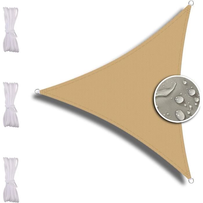 Toldo Triangular Para Terraza, 3 X 4 X 5 M, Incluye Cuerdas De Fijación ...