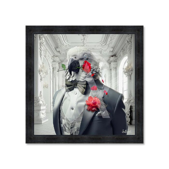 Tableaux, toiles et plaques décoratives - Binet - Cadre en bois avec ...