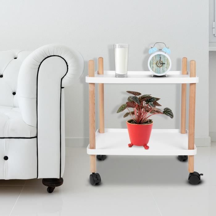 Cuisine Support de rangement de cuisine table blanche latérale ...