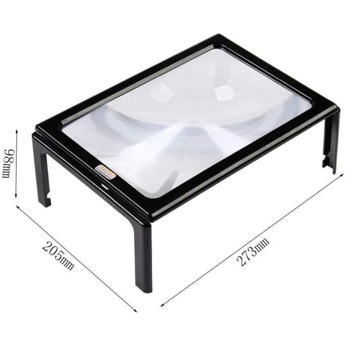 Loupe En Verre Hd Loupe Haute Grossissement 3X Loupe de Bureau Lire Le Vieil Homme Avec La ...