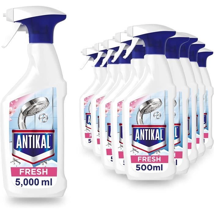 Spray Anti-Calcaire, 10 X 500 Ml, Fresh, Élimine La Saleté Et Les ...