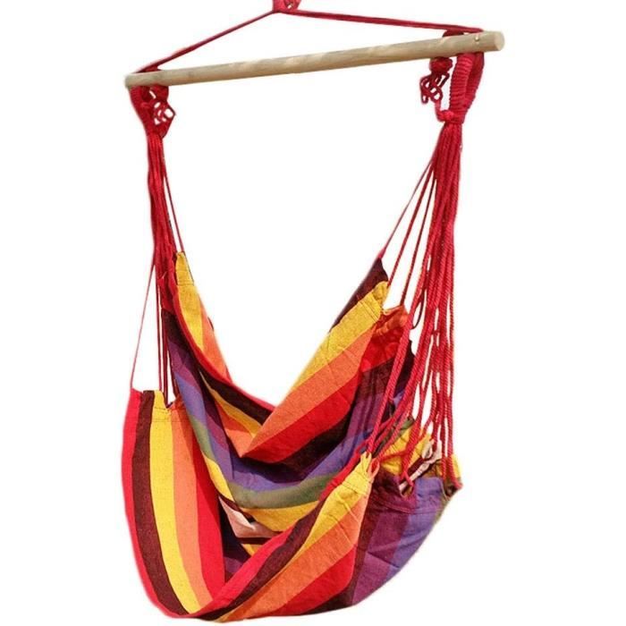 Hamac Chaise Jardin Balançoire Siège Fauteuil, Suspendu 100X100 Cm ...