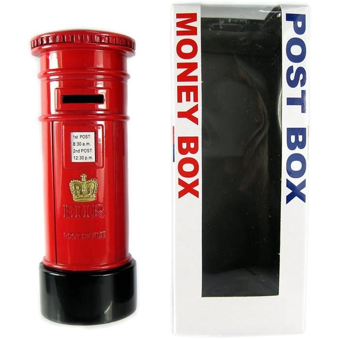 Londres post-Rouge Box argent Fait de métal coulé,Londres Souv ...