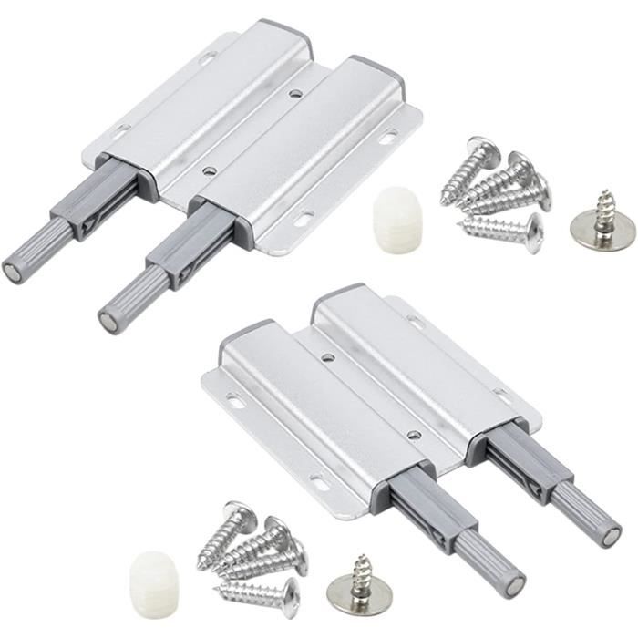 Lot De 2 Ouvre-Porte Aimanté Push To Open - Amortisseurs De Porte De ...