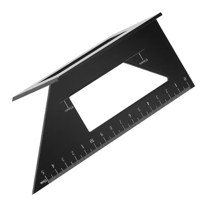 Règle D'Angle Jauge À Onglets - DIOCHE - Règle Droite Précise 3D 0-150 ...