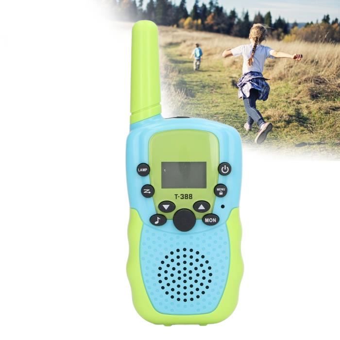 ESTINK Talkie-walkie LED pour enfants 3 pièces talkies-walkies pour ...